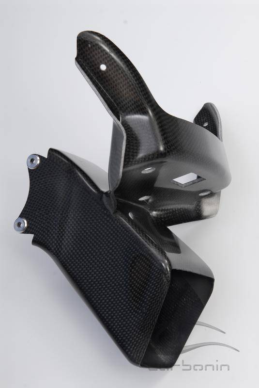 Carbon Fibre Air Box Inlet Tubes With Dashboard Stay Support - 2008 ...